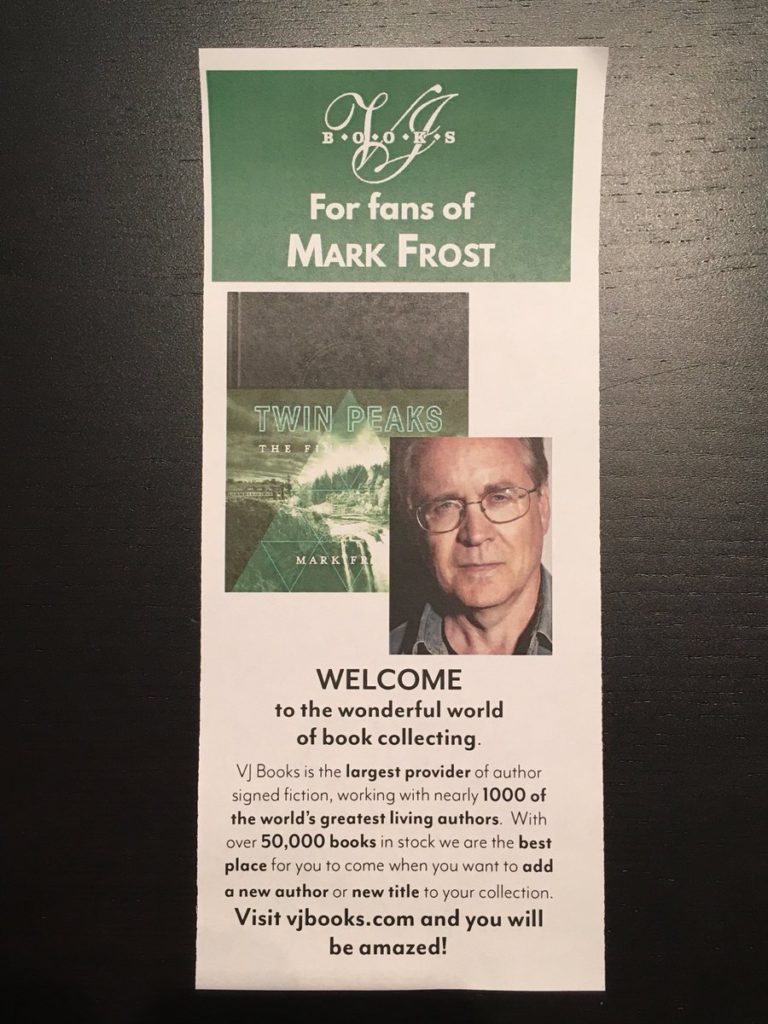 Signed First Edition of 'Twin Peaks - The Final Dossier' | TWIN PEAKS BLOG