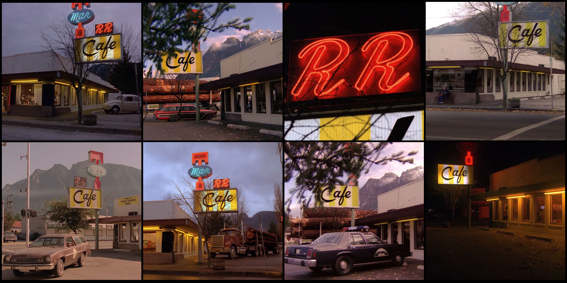Setting The Stage Double R Diner Exterior Twin Peaks Blog